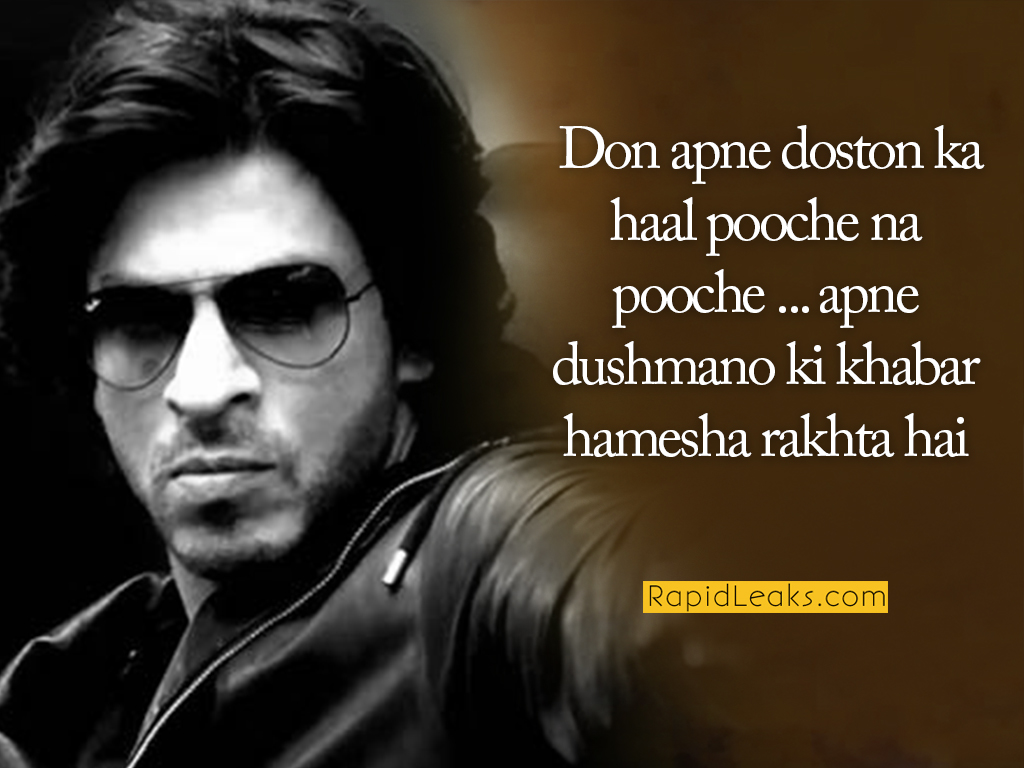 Happy Birthday, Shah Rukh Khan: 12 Dialogues That Proves He Deserve To ...